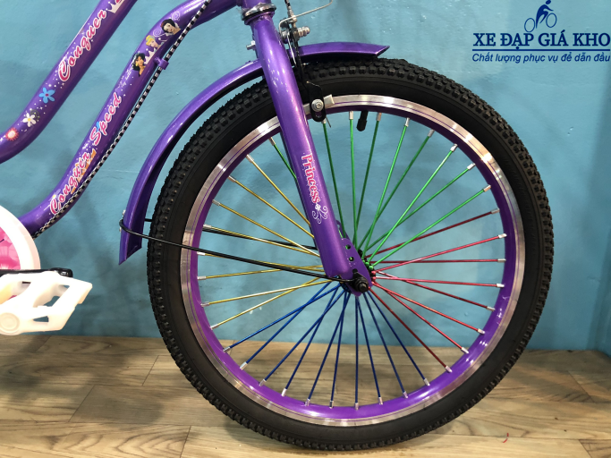 Xe Đạp Trẻ Em 20 Inch Conquer Speed Sườn 2 Ống