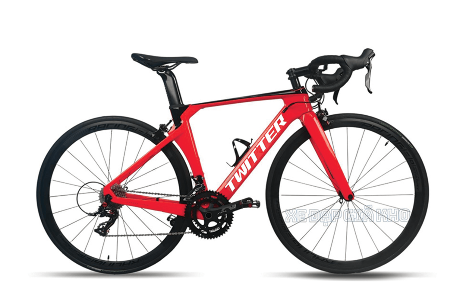 Xe Đạp Đua Twitter R5 - Khung Carbon | Tay Đề Lắc