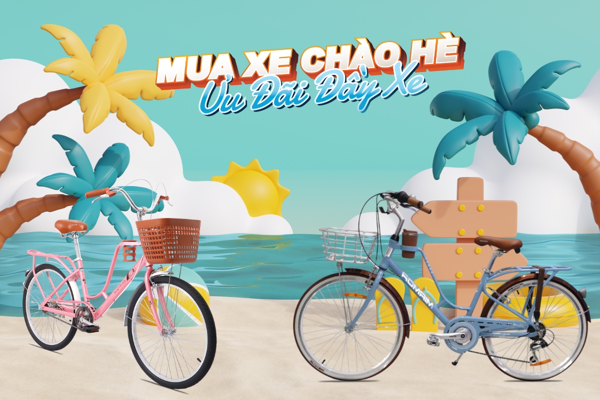 Chào Hè Cực Cháy Với Ưu Đãi Xe Đạp Nữ Đẹp Giá Rẻ